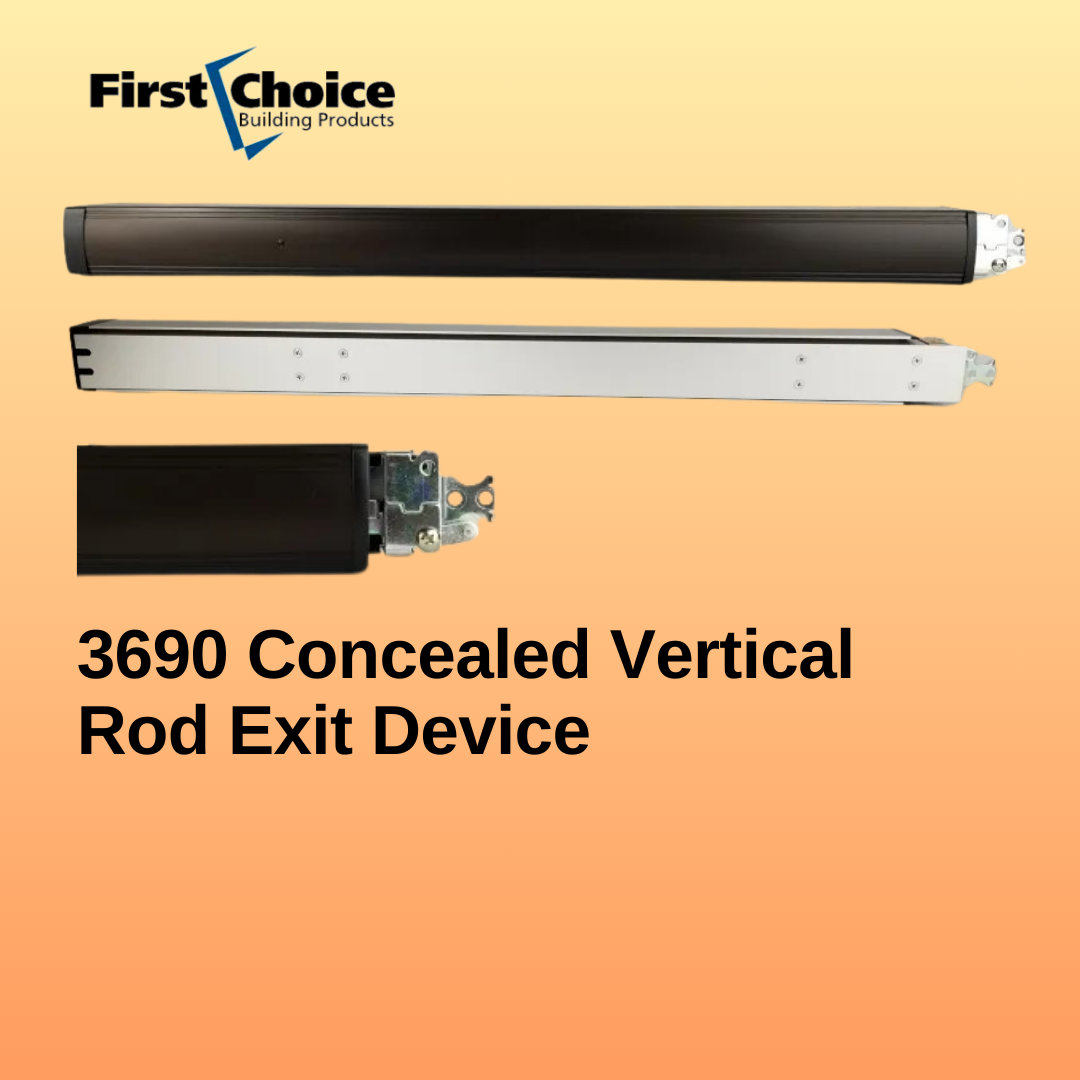 First Choice 3690 Concealed Vertical Rod Exit Device — Building Supply BFF
