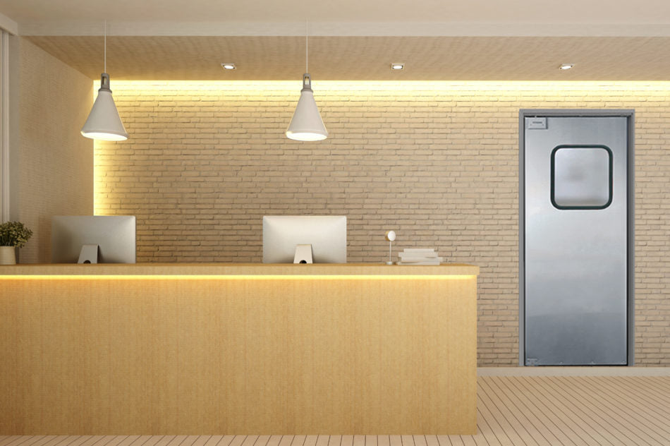 Eliason SCG3 Stainless Steel Traffic Door — Building Supply BFF